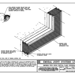 3-hr Fire-Rated Wall Expansion Joint · Emshield WFR3 · Sika Emseal