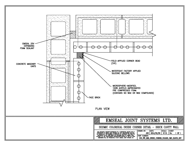 Expansion Joint Details · BIM · CAD · DWG · DWF · Sika Emseal