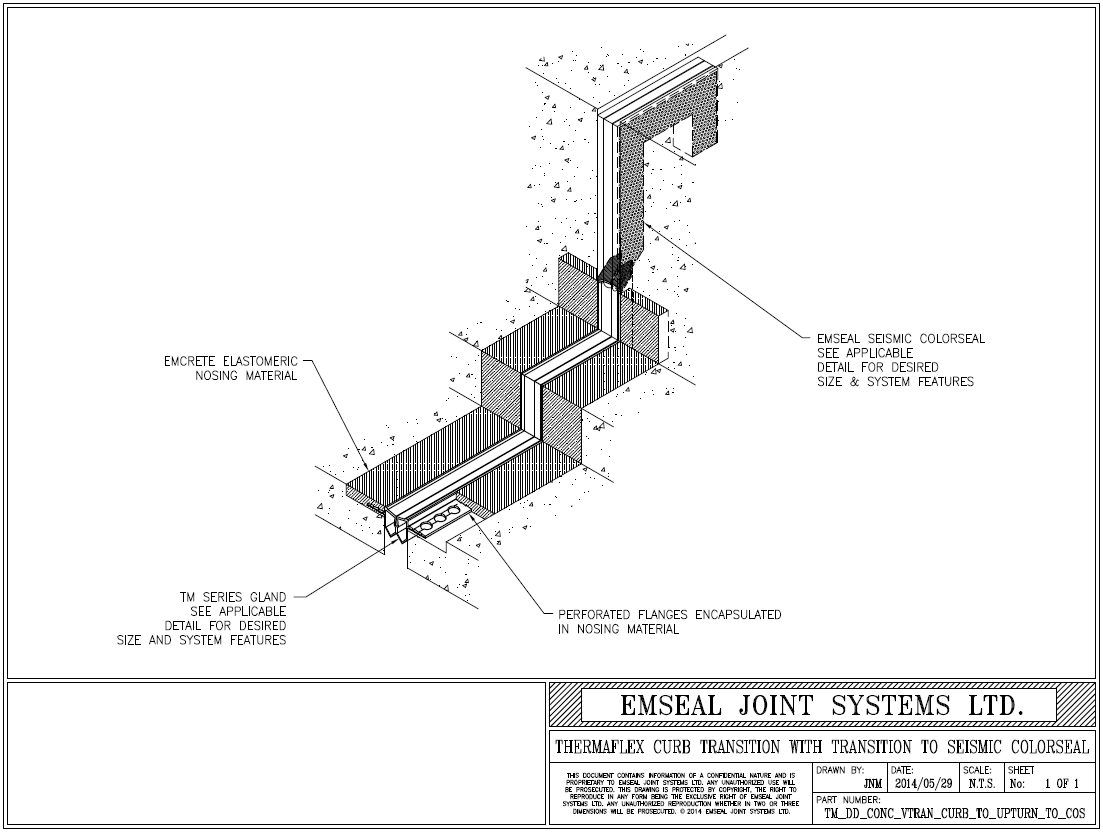 Expansion Joint Details · BIM · CAD · DWG · DWF · Sika Emseal