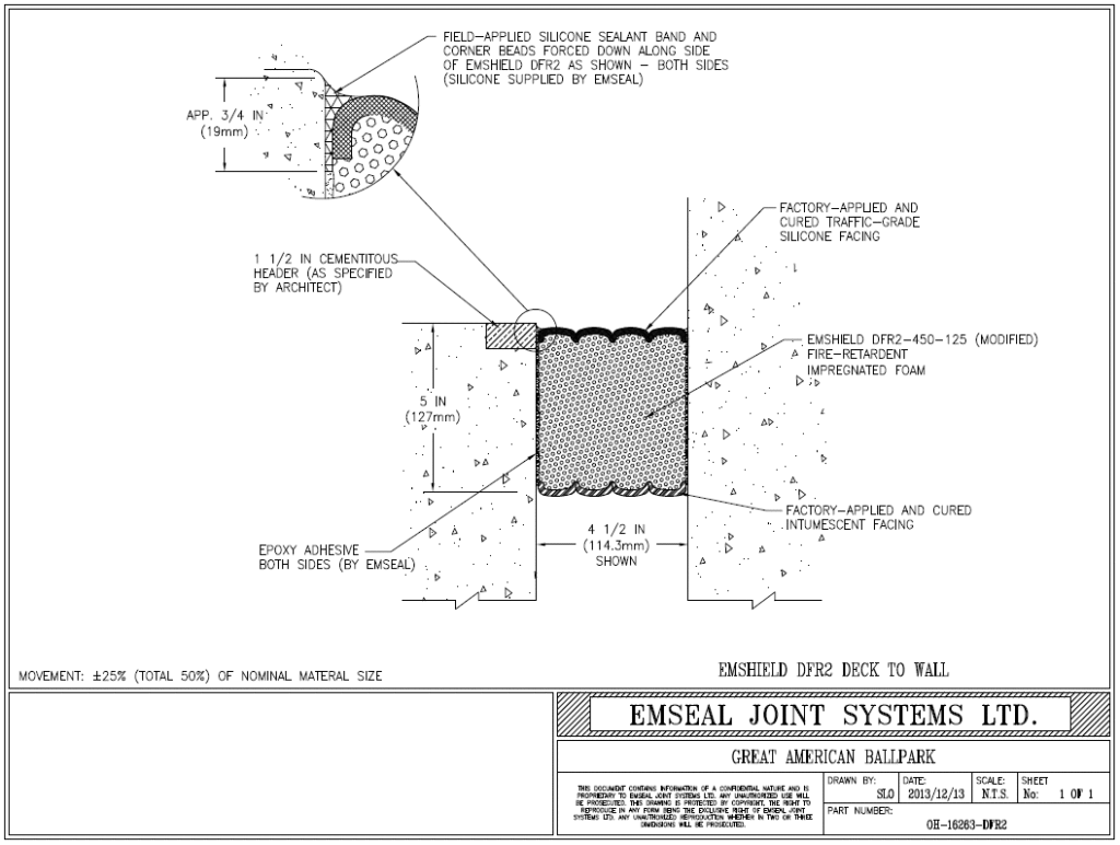 Fire Rated Expansion Joint Engineered Judgments · Sika Emseal