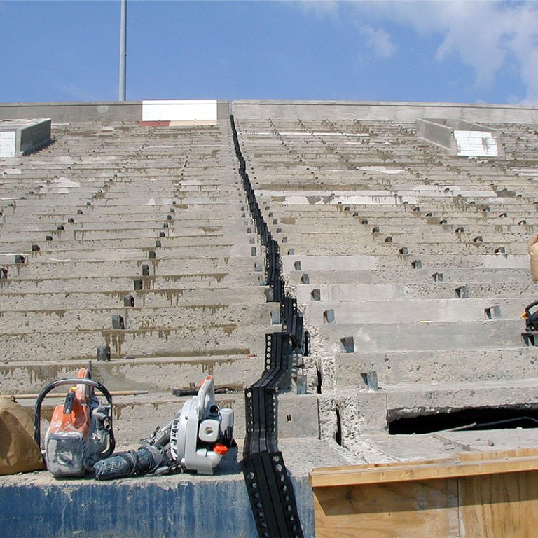 Continuous Stadium Expansion Joints · Lawrence Memorial · Sika Emseal