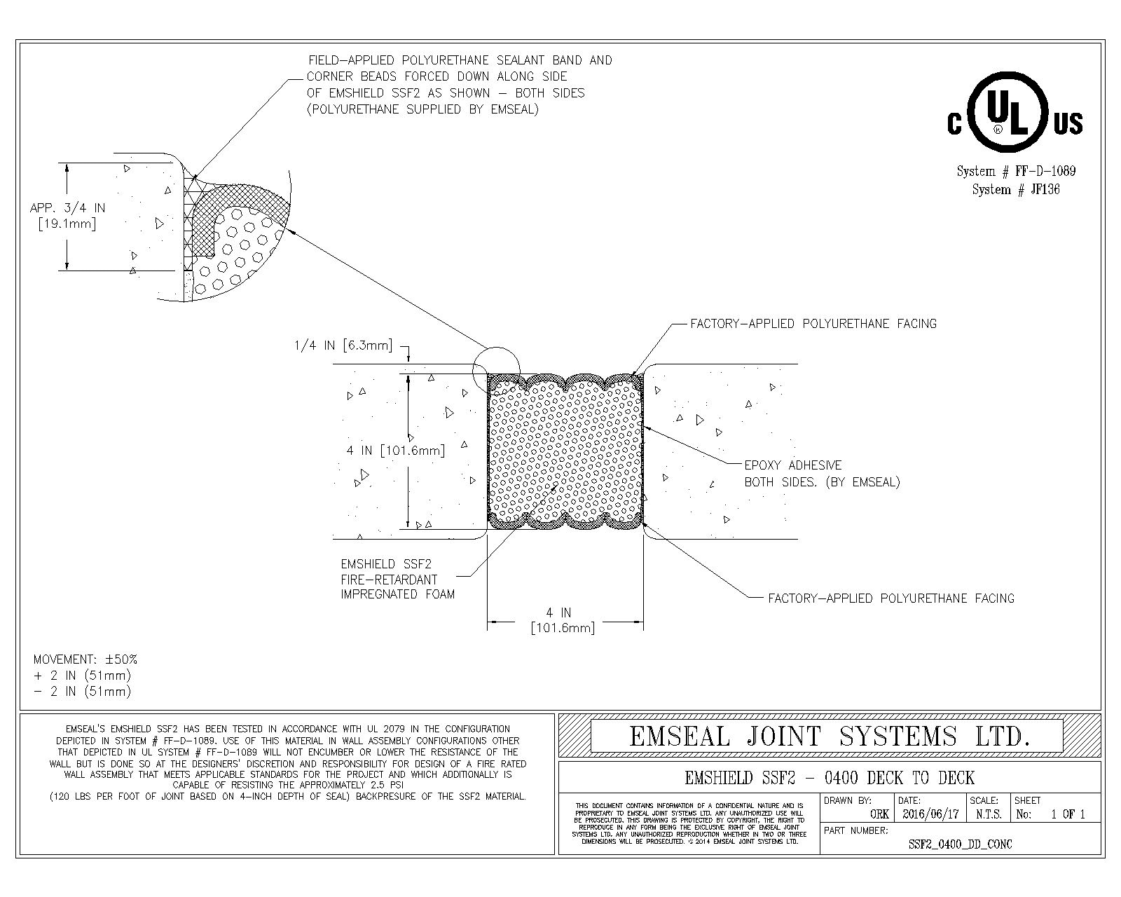 Roof Expansion Joint Cad Drawing Dwg Free Download Expansion Joint