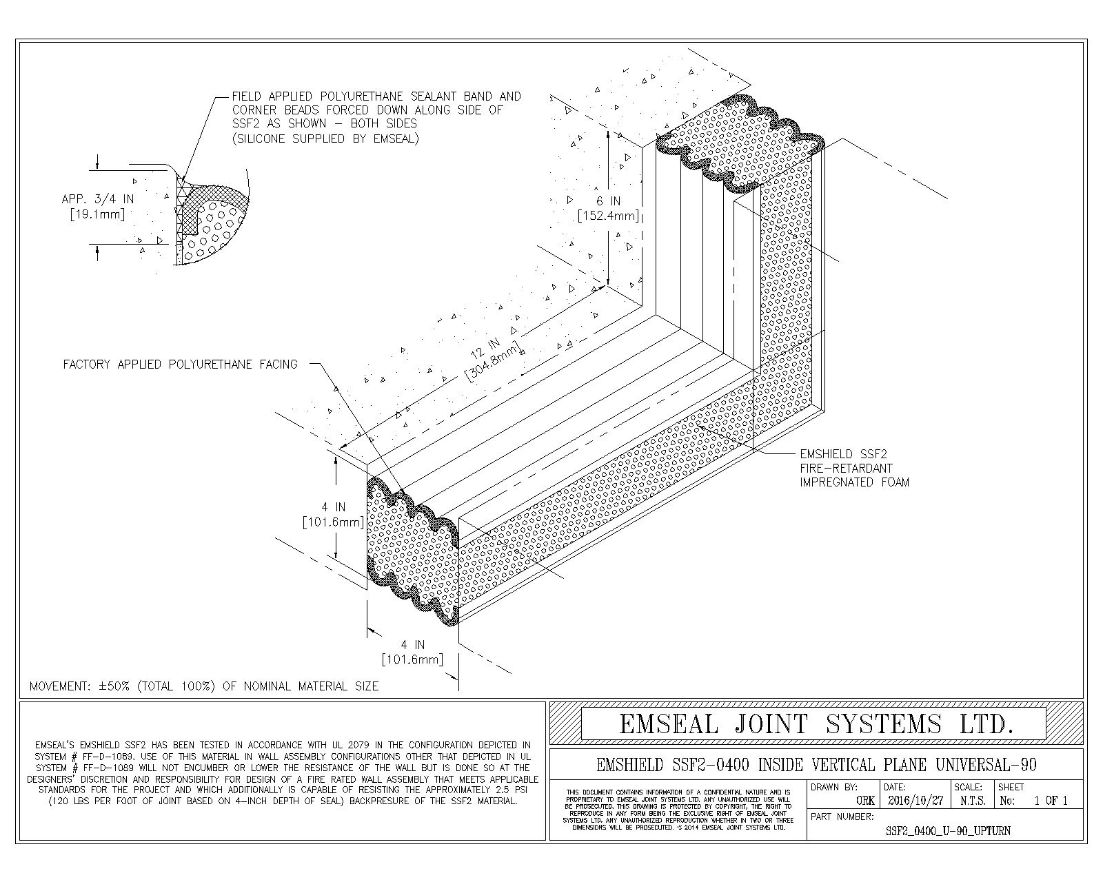 Roof Expansion Joint Cad Drawing Dwg Free Download Expansion Joint