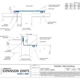 Wabo®FastWall · Interior Expansion Joint Cover Walls/Ceilings · Sika Emseal