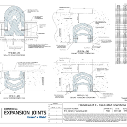 Wabo®FlameGuard II · Fire Barrier Expansion Joint · Sika Emseal